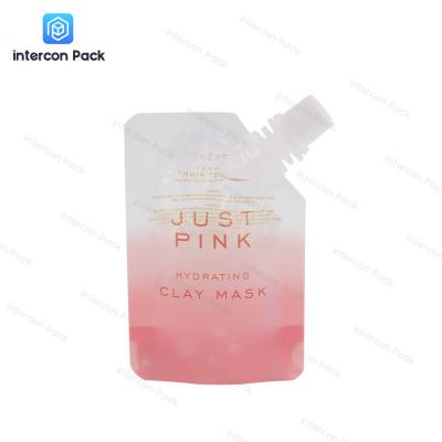 China Stand Up Plastic Packaging Bag Digital Printing Polyester Film With Mouthpiece for sale