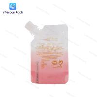 China Stand Up Plastic Packaging Bag Digital Printing Polyester Film With Mouthpiece for sale