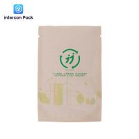 China Digital Printing Kraft Paper Poly Bag Customized Logo With Plastic Window for sale