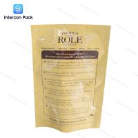 China Upright Plastic Composite Kraft Paper Pouch Recyclable Degradable For Cat Litter for sale