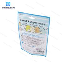 China Customized Candy Packaging Bags Stand Up 3 Side Seal Bag With Transparent Windows for sale