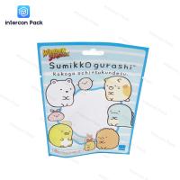 China Customized Candy Packaging Bags Stand Up 3 Side Seal Bag With Transparent Windows for sale