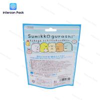 China Customized Candy Packaging Bags Stand Up 3 Side Seal Bag With Transparent Windows for sale