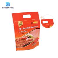 China Independently Designed Handle Open Window Lamb Chop Bag Heat Seal Plastic Bags Factory Direct Recyclable Packaging Bag for sale