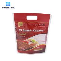 China Recycle Flat Pouches With Transparent Window Mylar Stand Up Pouch Foil Handle Bag for sale