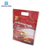 China Recycle Flat Pouches With Transparent Window Mylar Stand Up Pouch Foil Handle Bag for sale