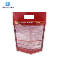 China Recycle Flat Pouches With Transparent Window Mylar Stand Up Pouch Foil Handle Bag for sale