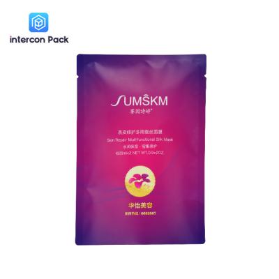 China 25g Mylar Foil Face Cream Packaging Bag Cosmetic Sample Sachet Facial Lotion Sachet Packaging for sale