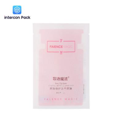 China Mylar Foil Face Cream Packaging Bag Cosmetic Sample Sachet Facial Lotion Sachet for sale