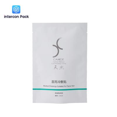 China Face Cream Bag Small Cosmetic Sample Sachet Shampoo Kraft Paper Sachet Bag for sale