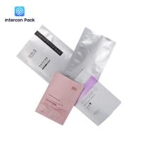 China Face Cream Bag Small Cosmetic Sample Sachet Shampoo Kraft Paper Sachet Bag for sale