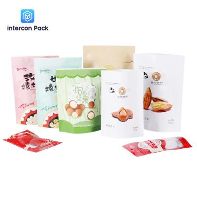 China Aluminum Foil Pouches With Zipper Lock Mylar Stand Up Pouch Packaging Bag for sale
