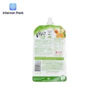 China Stand Up PET Paper Plastic Composite Bag Recyclable With Big Spout 30x25cm for sale