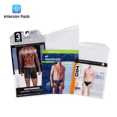 China 10X6 Inch 3 Sided Seal Bag Thickness 0.06mm Plastic Bags For Underwear for sale