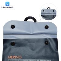 China Polyester Bag With Hook 10X6 inch 11X8 inch Christmas Clothing And Underwear Bag for sale