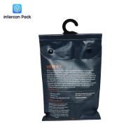 China Polyester Bag With Hook 10X6 inch 11X8 inch Christmas Clothing And Underwear Bag for sale