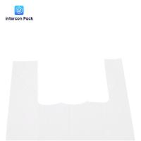 China Biodegradable Material Plastic Packaging Bag Shopping T Shirt Poly Bags 25x14cm for sale