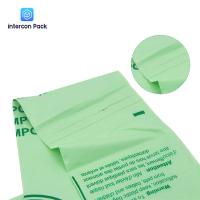 China Gravnre Printing Plastic Packaging Bag Biodegradable Corn Starch Poly Bags for sale