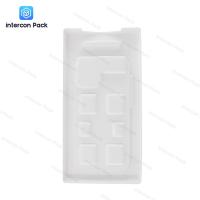 China Disposable Sugarcane Pulp Containers Molded Pulp Ovenable White Color for sale