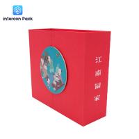 China ISO9001 Folding Packaging Boxes Offset Printing 120G Red Cardboard paper for sale