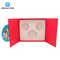 China ISO9001 Folding Packaging Boxes Offset Printing 120G Red Cardboard paper for sale
