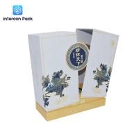 China 6.34x4.06 Inch Luxury Jewelry Gift Box CMYK Single Bottle Wine Gift Box for sale