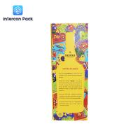 China 4.76x 4.76x16.65 Inch Single Wine Bottle Cardboard Box Matte PE Film CMYK Color for sale
