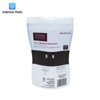 China Upright Zipper Bag Polyester Film Degradable Bag Underwear Socks Packaging Bag for sale