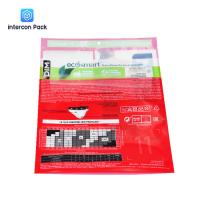 China PVC Self Sealing Gusset Plastic Bags Custom LOGO Snack Zipper Bag for sale