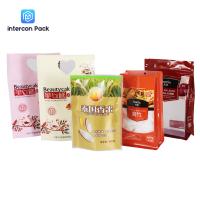 China Hot Pressing Gusseted Bags For Food Biodegradable Ziplock Paper Bag for sale