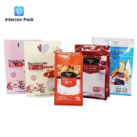 China Hot Pressing Gusseted Bags For Food Biodegradable Ziplock Paper Bag for sale