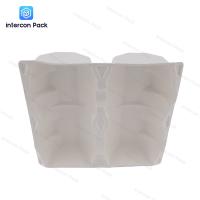 China Recycled Cup Paper Pulp Moulded Trays 50-500Ml 100% Biodegradable for sale