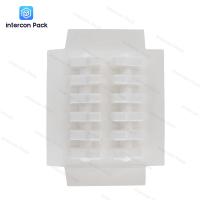China Wet Dress Shape Paper Pulp Moulded Trays Recyclable For Electronical Packaging for sale