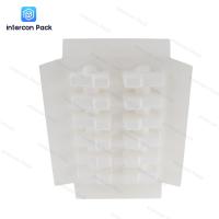 China Wet Dress Shape Paper Pulp Moulded Trays Recyclable For Electronical Packaging for sale