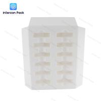 China Wet Dress Shape Paper Pulp Moulded Trays Recyclable For Electronical Packaging for sale