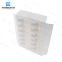 China Wet Dress Shape Paper Pulp Moulded Trays Recyclable For Electronical Packaging for sale