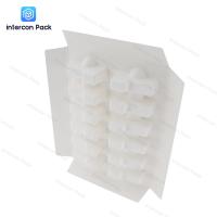 China Wet Dress Shape Paper Pulp Moulded Trays Recyclable For Electronical Packaging for sale