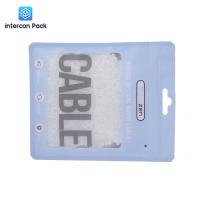 China 7.87x6.30 inch Paper Plastic Composite Bag Electronic Product Three Side Sealing Bag for sale