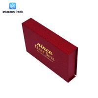 China Magnetic Folding Packaging Boxes Luxury Rigid Cardboard With Ribbon for sale