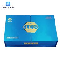China Interconpack Luxury Boutique Box Magnetic Flap For Electronic Lamp for sale