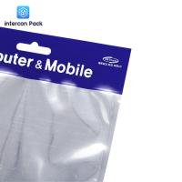 China Three-Side Sealing Aluminum-Plated Anti-Static Zipper Bag Data Cable Polyester Film Bag for sale