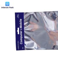 China Three-Side Sealing Aluminum-Plated Anti-Static Zipper Bag Data Cable Polyester Film Bag for sale