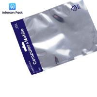 China Three-Side Sealing Aluminum-Plated Anti-Static Zipper Bag Data Cable Polyester Film Bag for sale