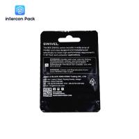 China Zipper Top Resealable Bags With Window Hot Pressing Electronic Product Packaging for sale