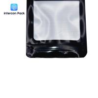 China Zipper Top Resealable Bags With Window Hot Pressing Electronic Product Packaging for sale