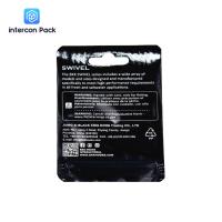 China Zipper Top Resealable Bags With Window Hot Pressing Electronic Product Packaging for sale
