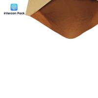 China tough Resealable Kraft Paper Pouch Biodegradable Water Resistant for sale