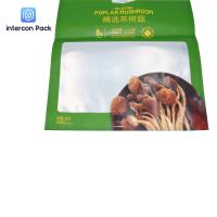 China Aluminum Plated Zipper Packaging Bags Upright For Mushroom Hazelnut Nut for sale