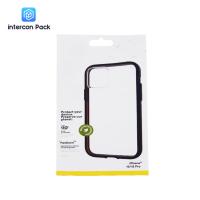 China Stand Up Biodegradable Kraft Pouch Three Side Sealing For Mobile Phone Shell for sale
