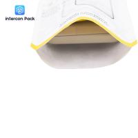 China Stand Up Biodegradable Kraft Pouch Three Side Sealing For Mobile Phone Shell for sale